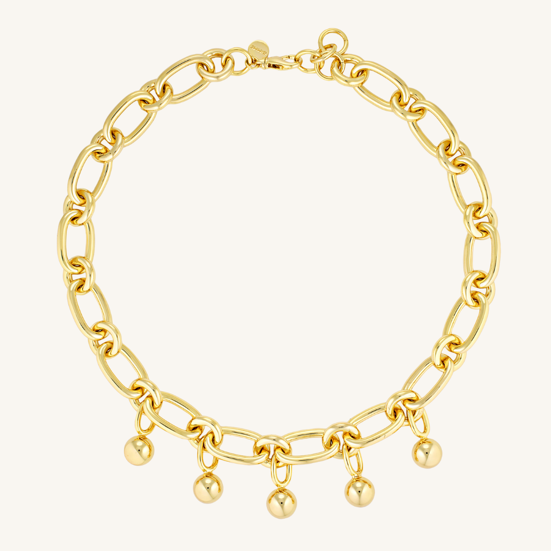 Sphere Chain Necklace - Gold – GIMME